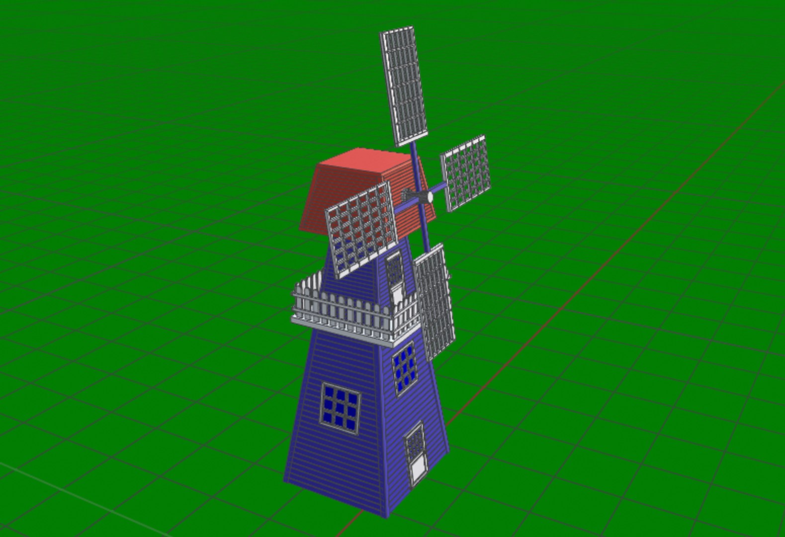 Cartoon Windmill 3D Model - TurboSquid 1624100