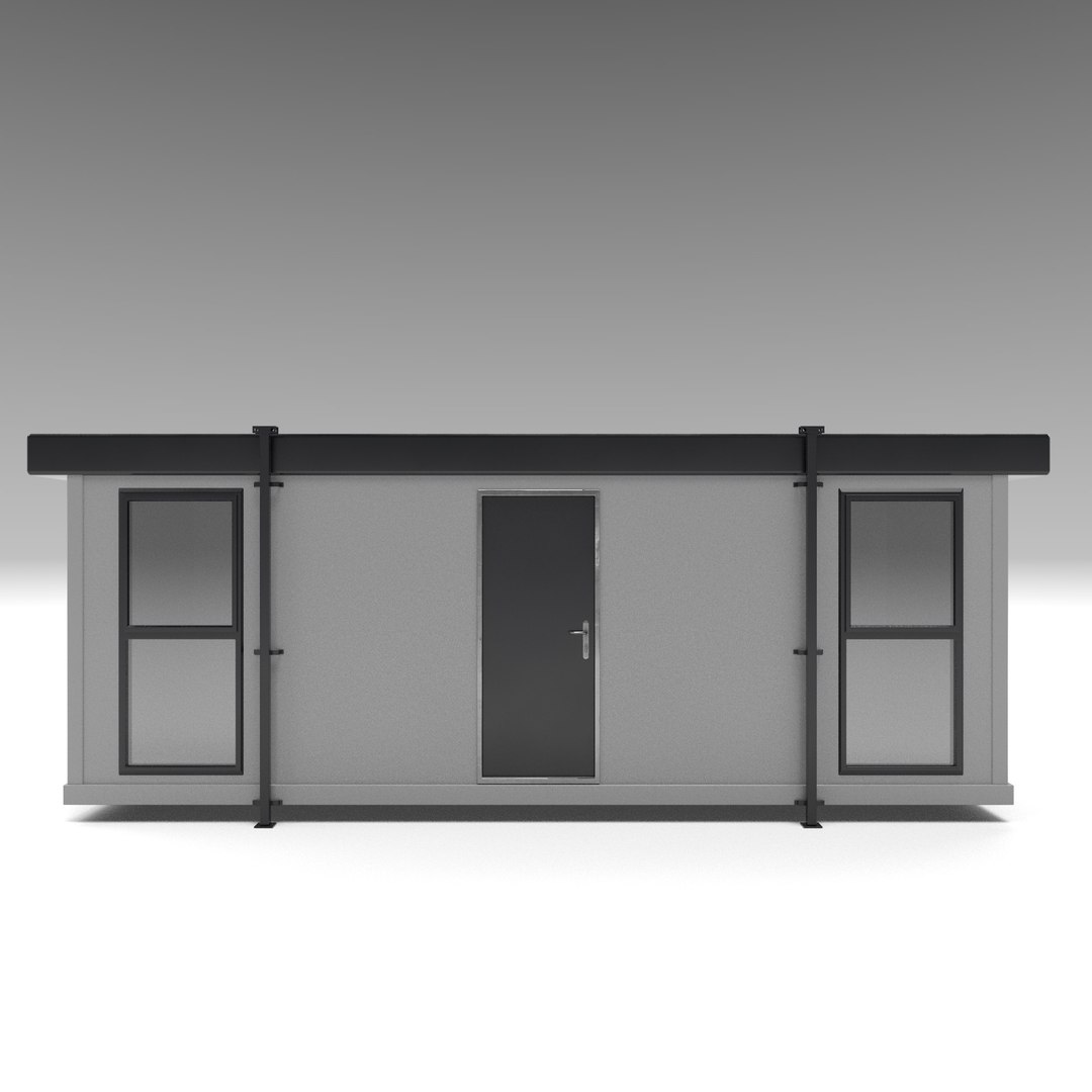 3D Portable Office Building - TurboSquid 2342269