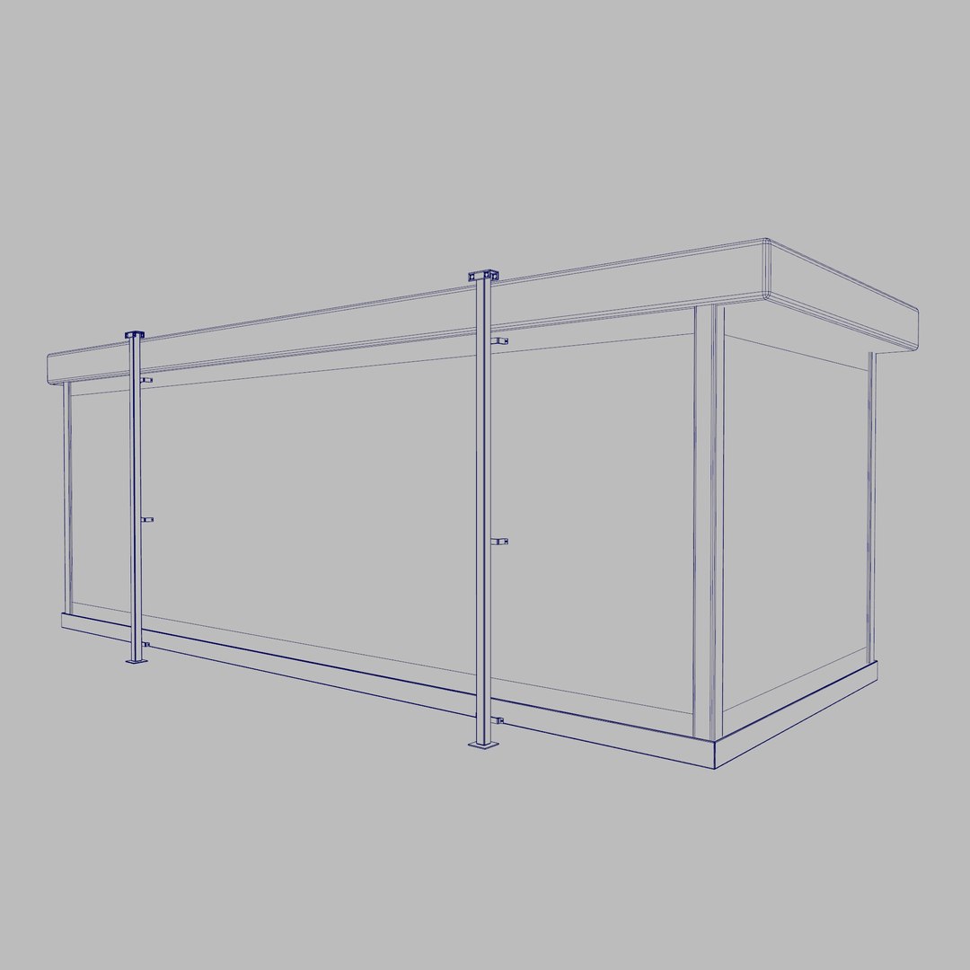 3D Portable Office Building - TurboSquid 2342269