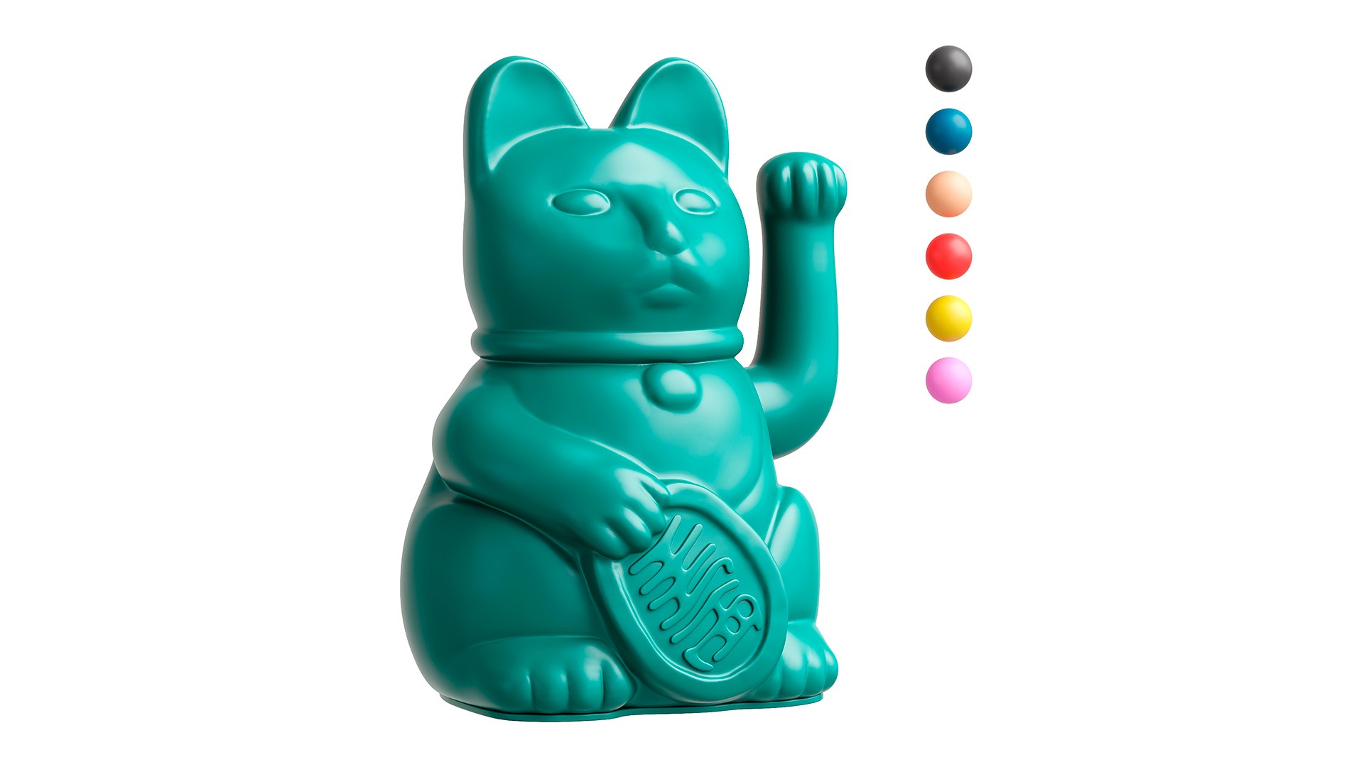 3D Maneki Neko Cat Color - TurboSquid 1953216