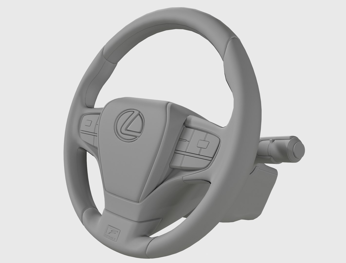 Steering Wheel Lexus F Sport Model - TurboSquid 1745969