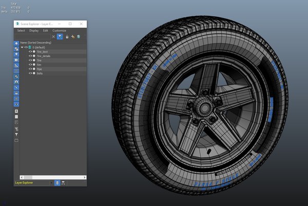 Car wheel 3D model - TurboSquid 1675929