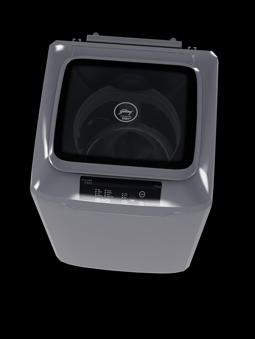 Godrej Fully-Automatic Top Loading Washing Machine 5 Star 3D Model ...