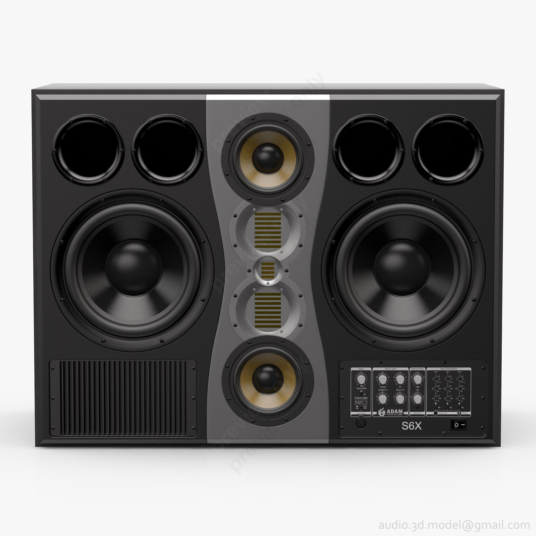 Monitor Adam S6x 3D - TurboSquid 1168188