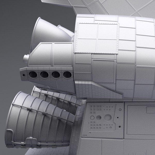 space shuttle 3d obj