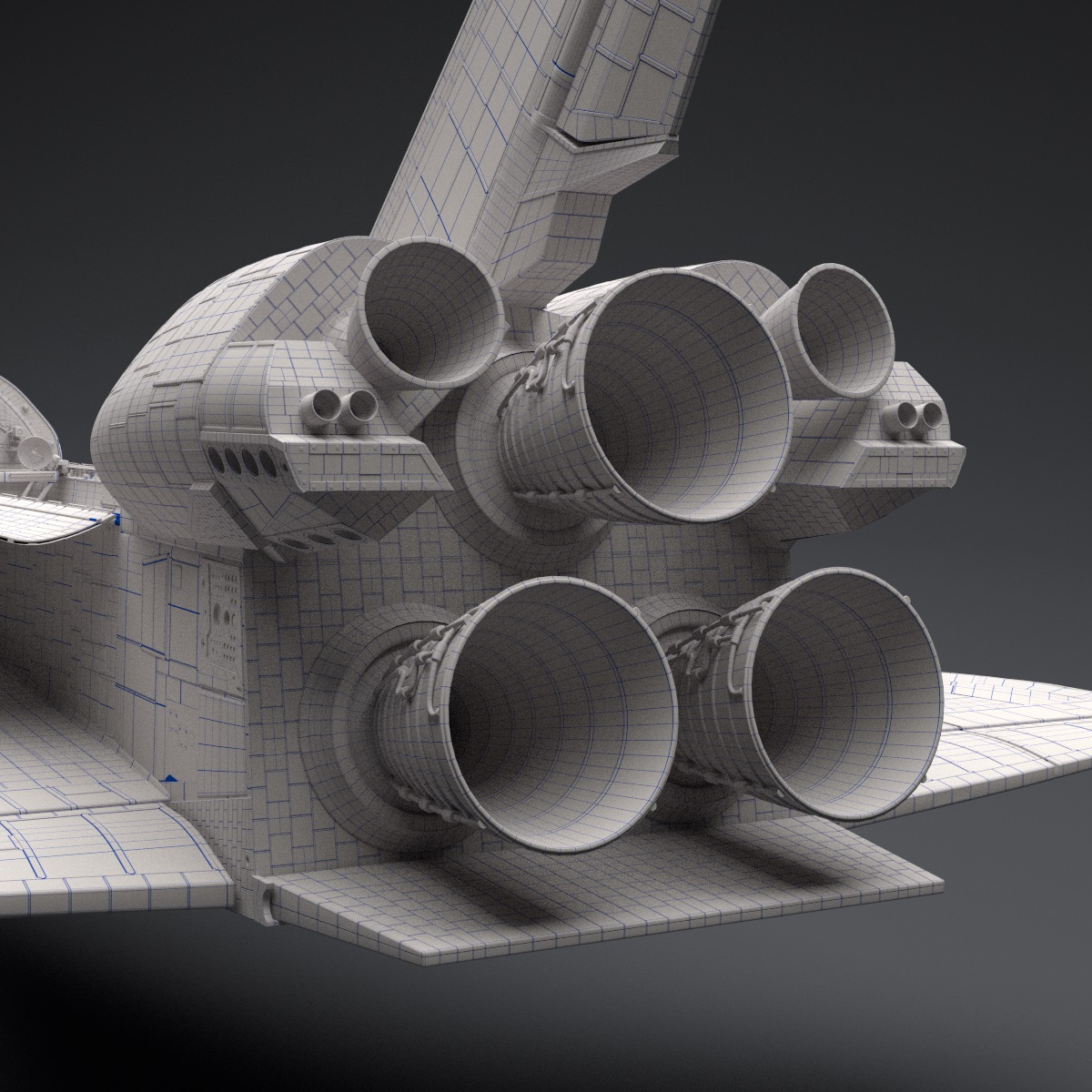 space shuttle 3d obj