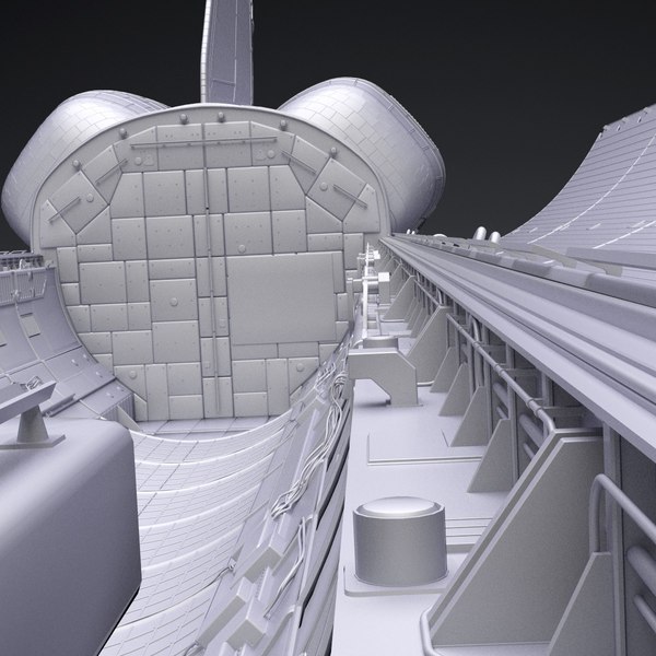 space shuttle 3d obj