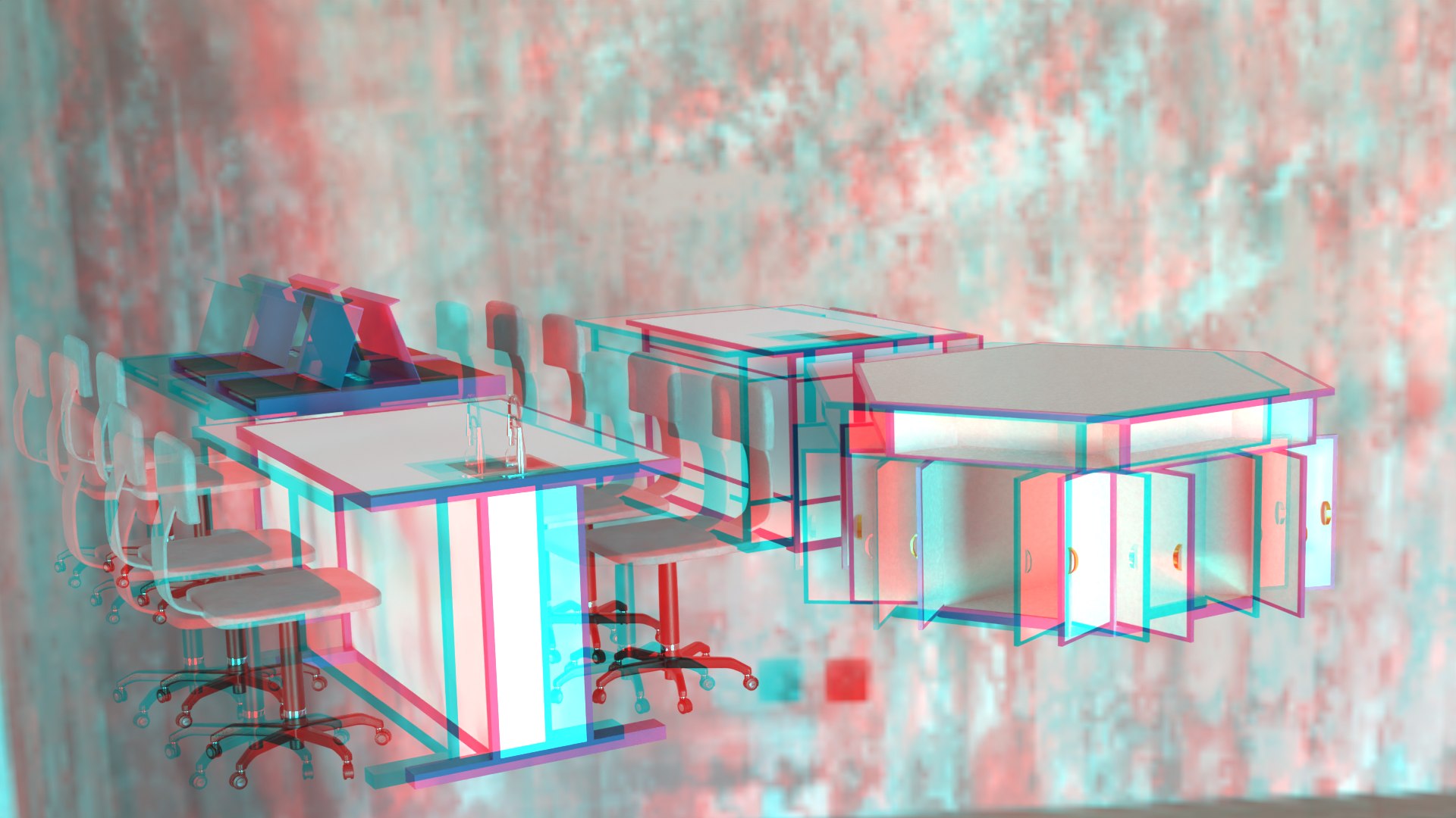 Desks 3D model - TurboSquid 1988721