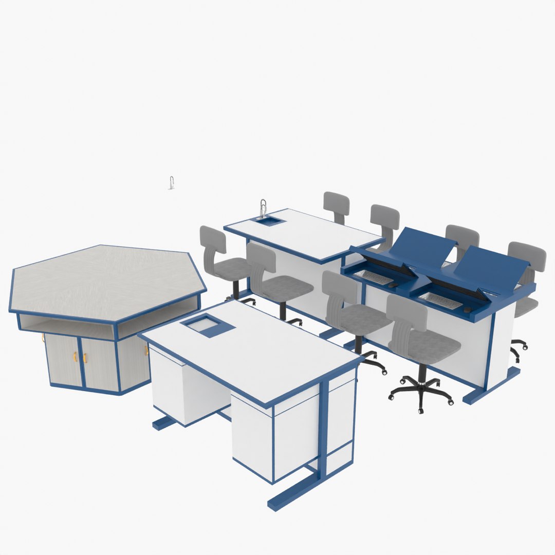 Desks 3D model - TurboSquid 1988721