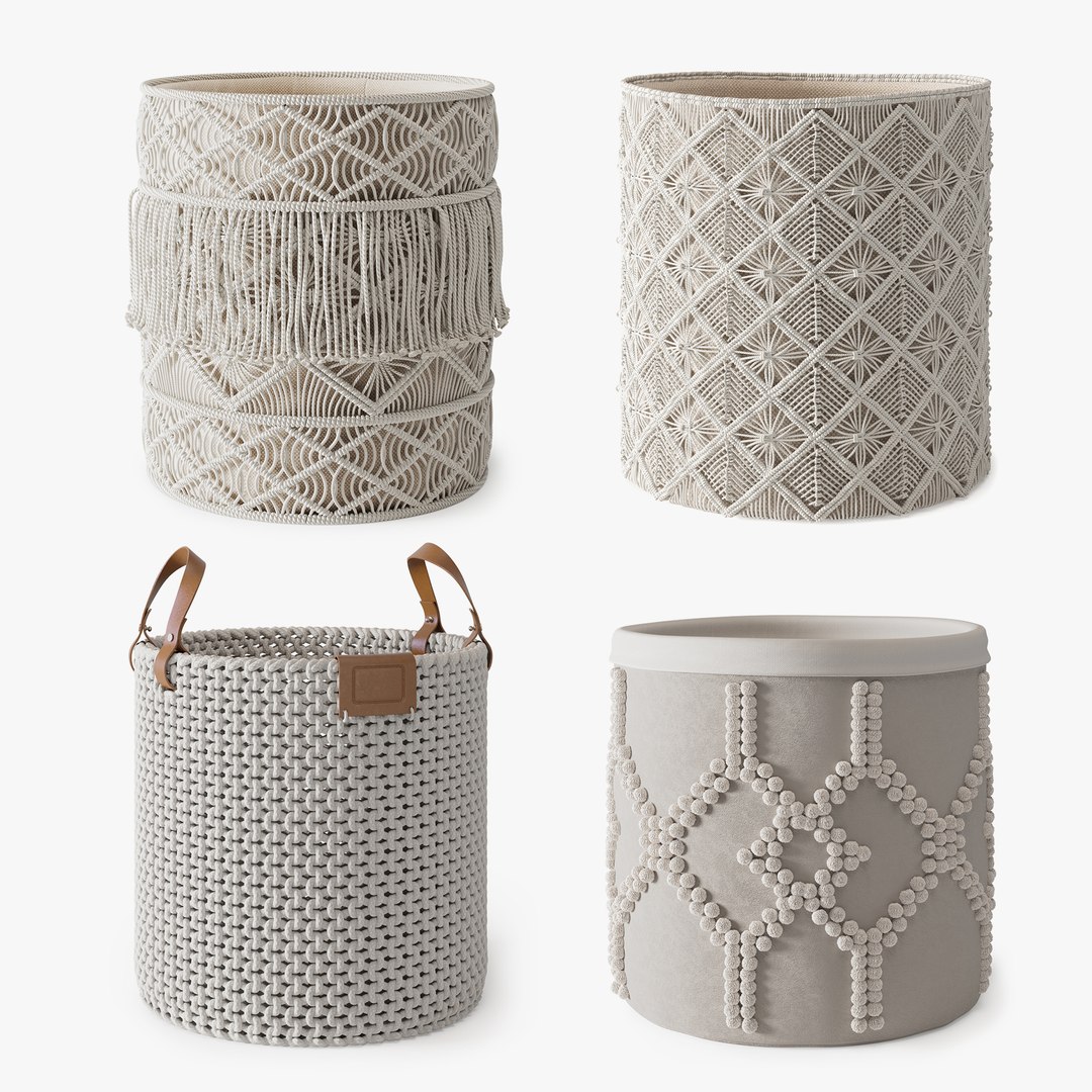Baskets Set 15 3D - TurboSquid 2012360