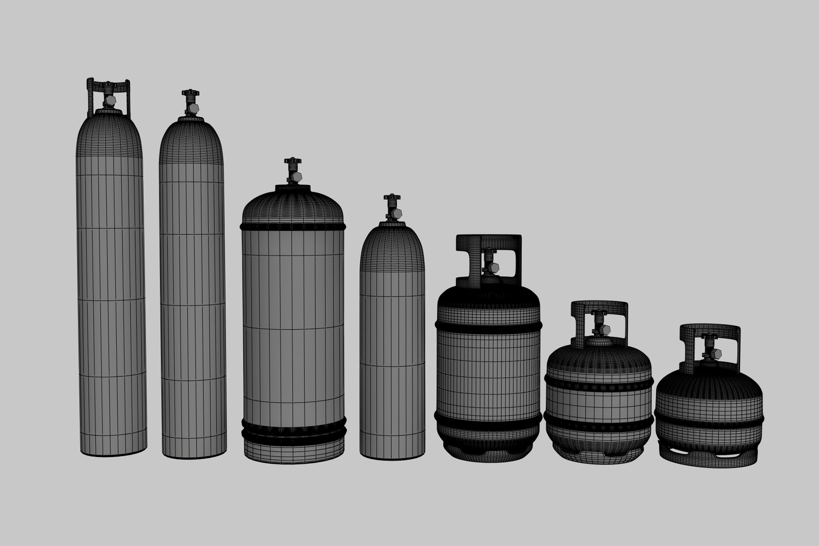Gas Cylinder 3D Model - TurboSquid 1174572