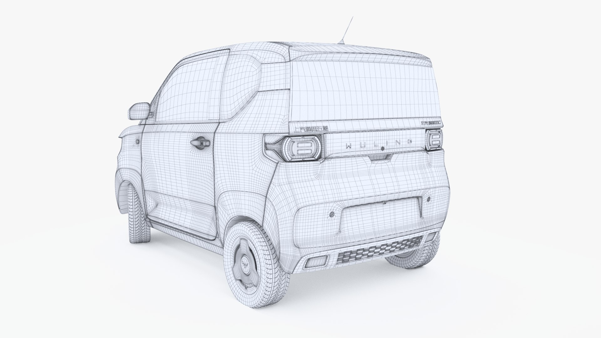 3D 2023 Wuling Hongguang Mini EV Macaron Model - TurboSquid 2143340