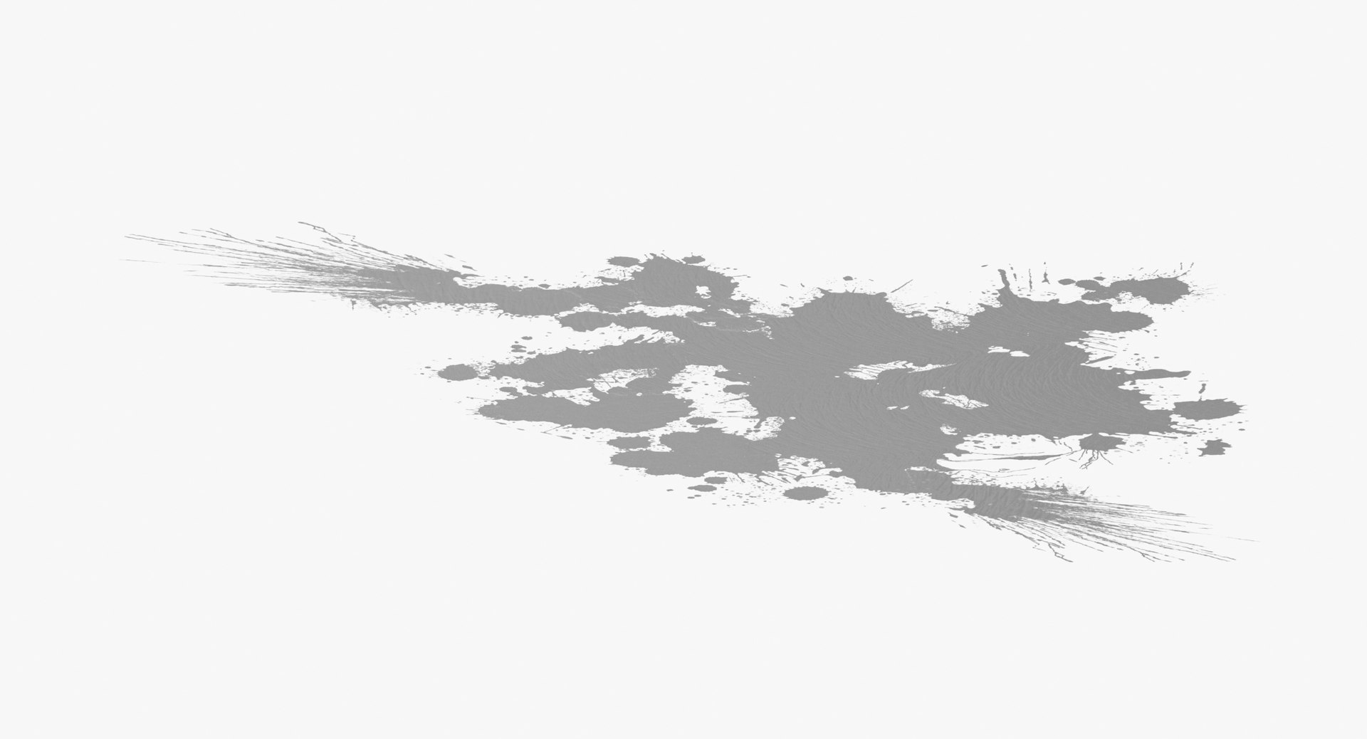 Paint Splatter Pile Small Medium And Large No Buckets 3D Model ...