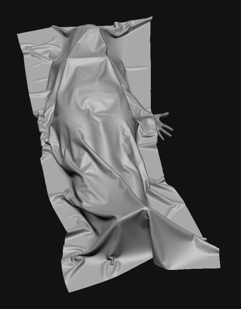 Dead Female Body Ground Obj