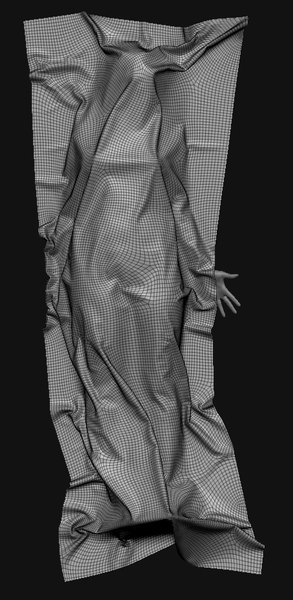 dead female body ground obj