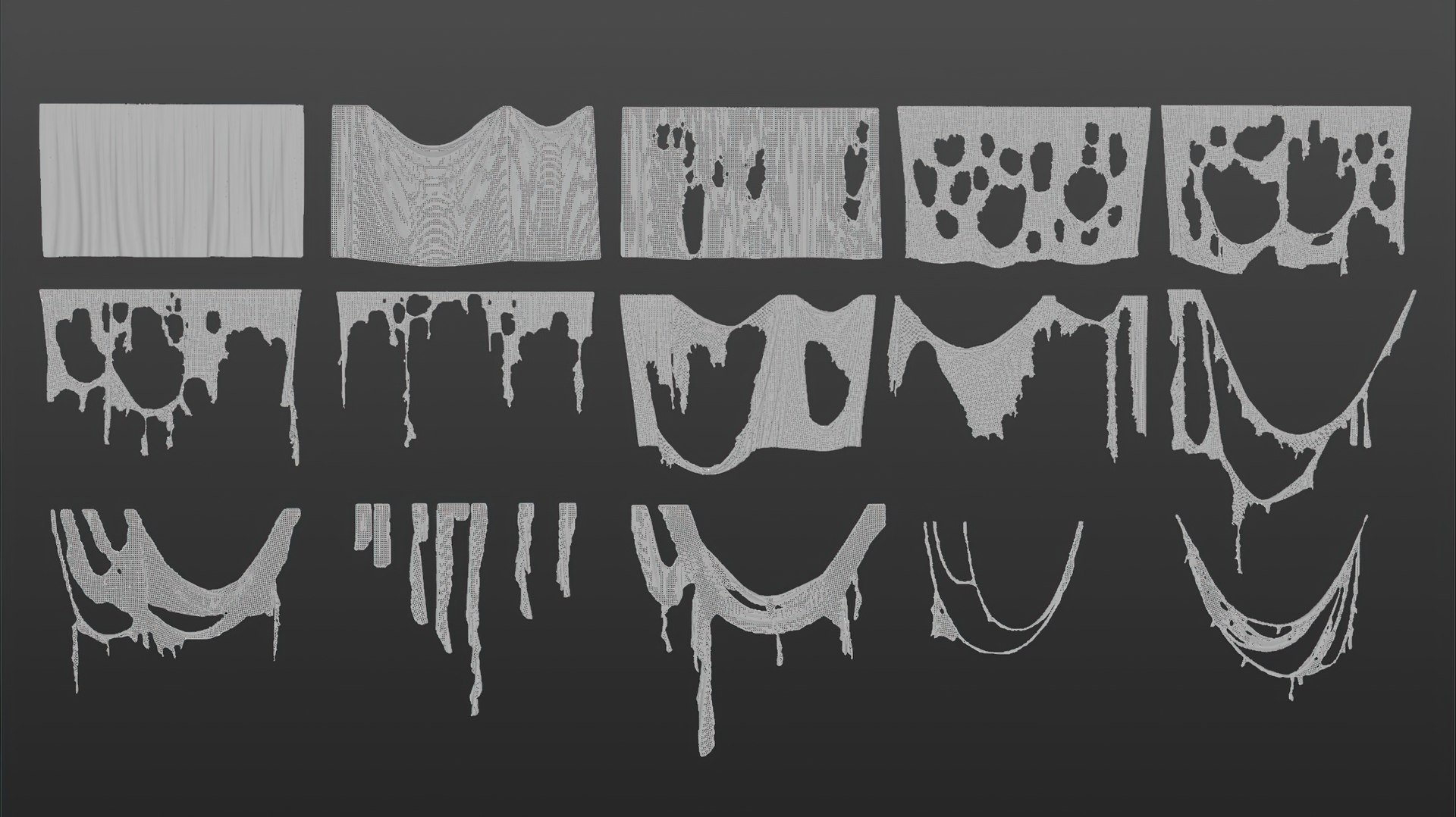 Torn Rags 1 Model - TurboSquid 1958777