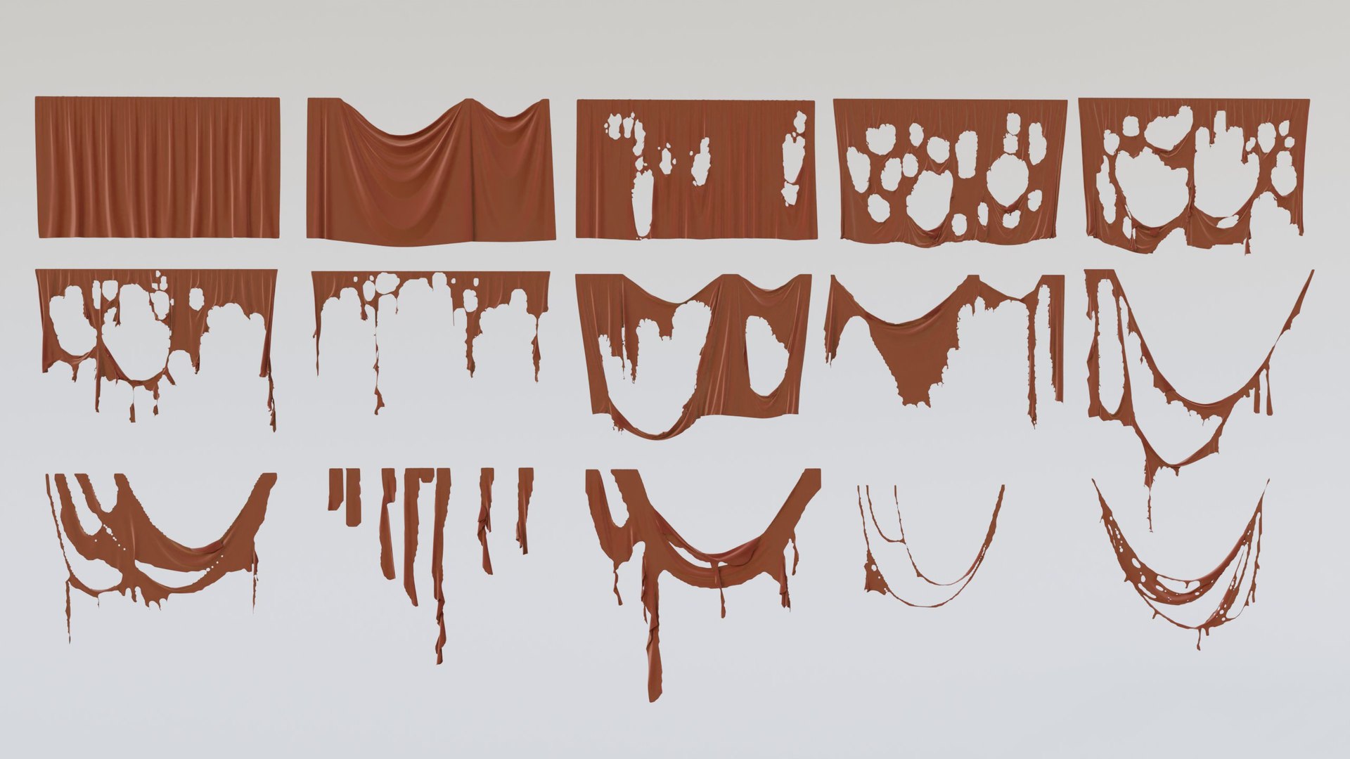 Torn Rags 1 Model - TurboSquid 1958777