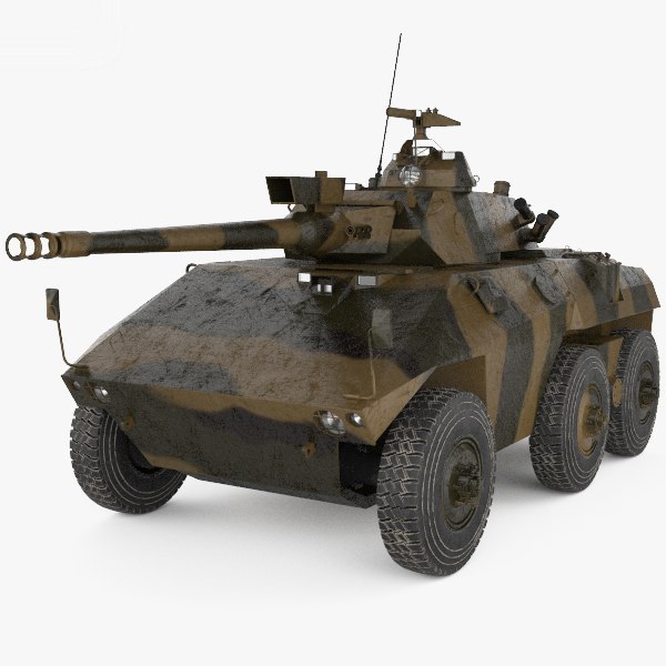 3D ee-9 cascavel ee model - TurboSquid 1517352