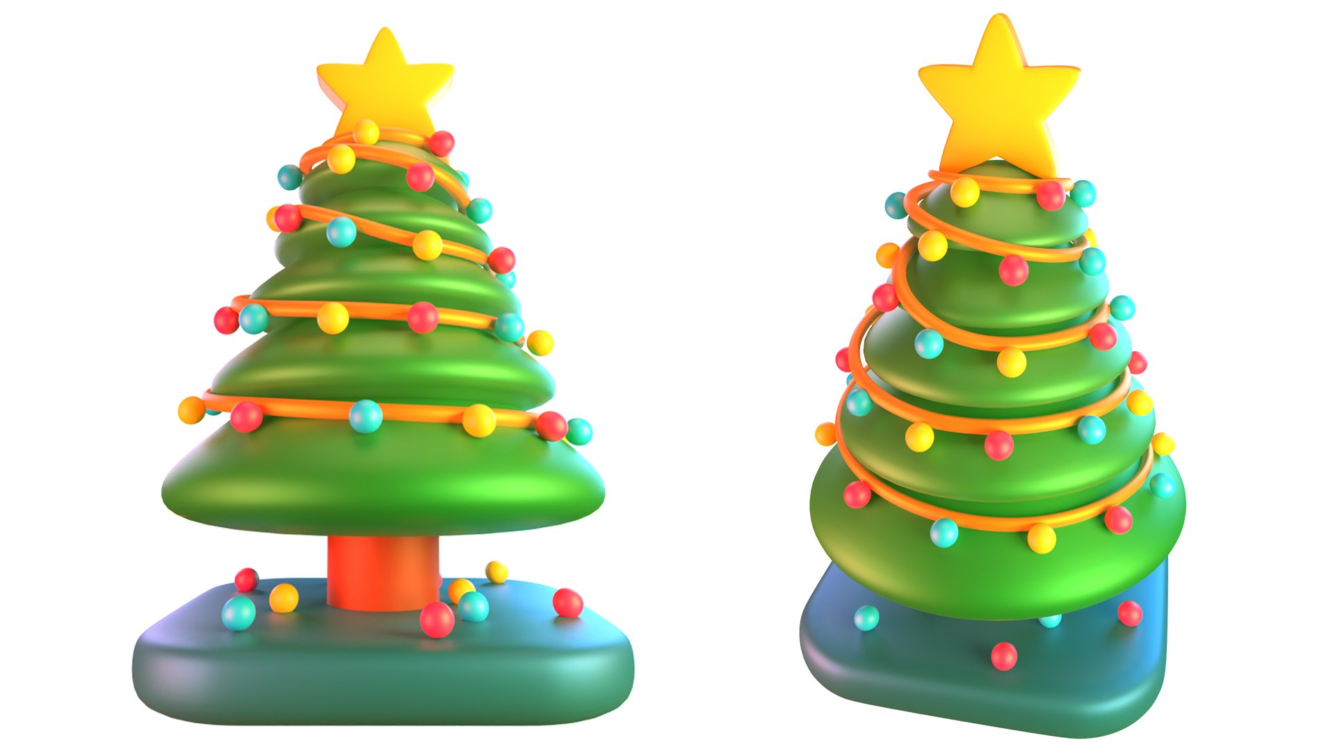 3D Model Christmas Tree Stylized 3d Model - TurboSquid 2168332