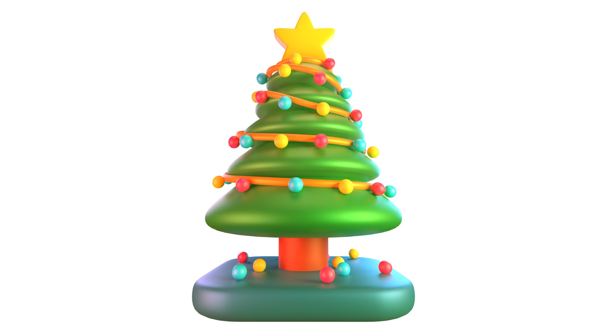 3D Model Christmas Tree Stylized 3d Model - TurboSquid 2168332