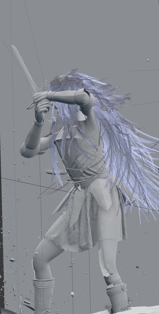 Erza Fairy Tail Model - TurboSquid 1214199