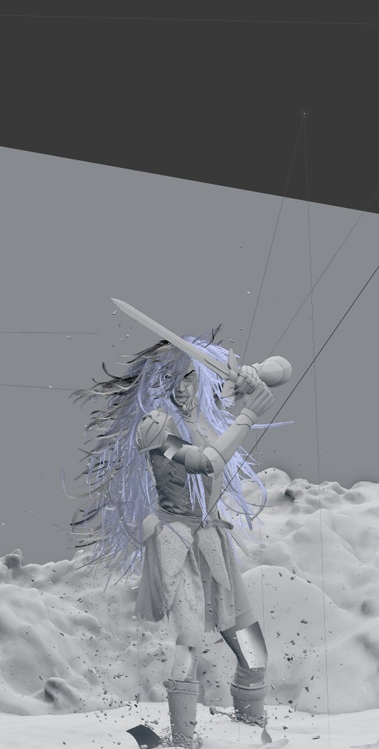 Erza Fairy Tail Model - TurboSquid 1214199