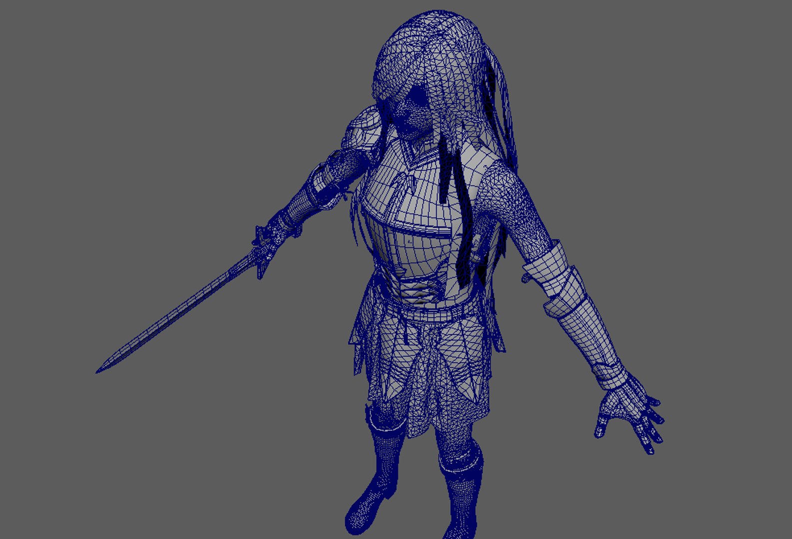 Erza Fairy Tail Model - TurboSquid 1214199