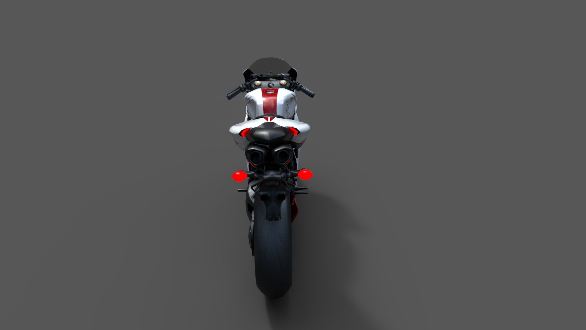 Generic 2000s Sport Bike X2 3D Low Poly Model With 4k PBR Textures 3D ...