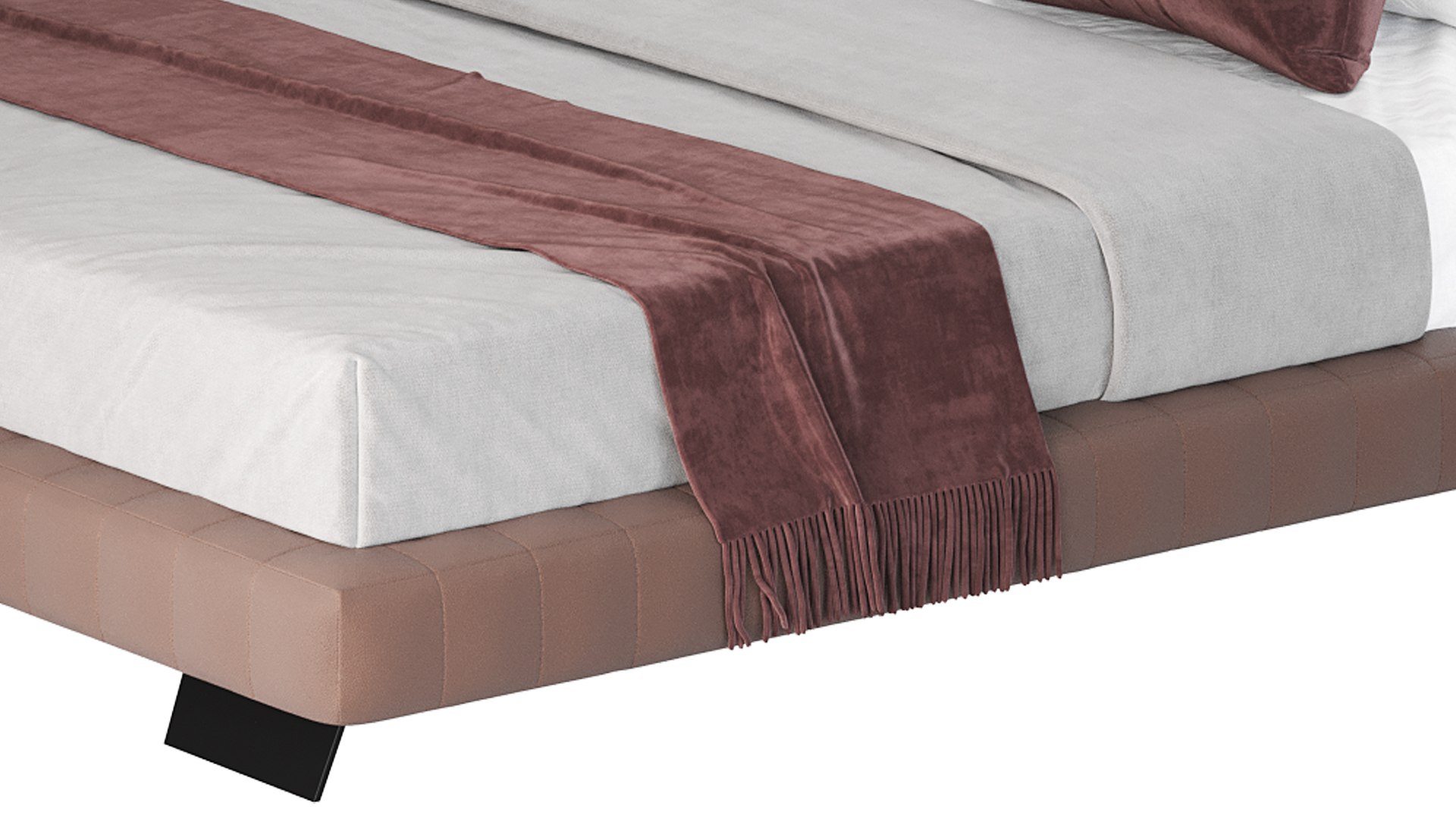 3D Minotti TWIGGY BED Model - TurboSquid 2227941