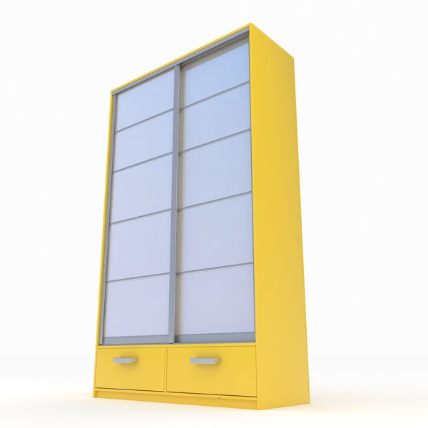 3d wardrobe case-compartment sliding model