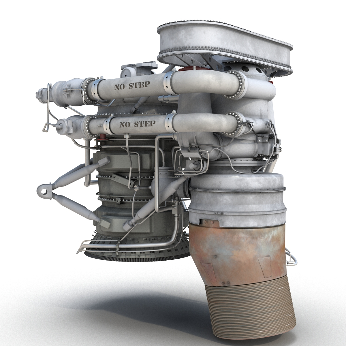 rocket engine 3d model