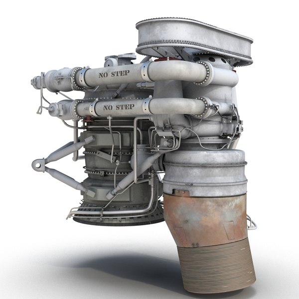 rocket engine 3d model