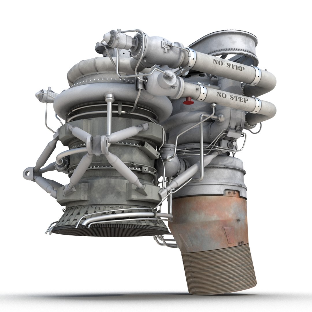 rocket engine 3d model