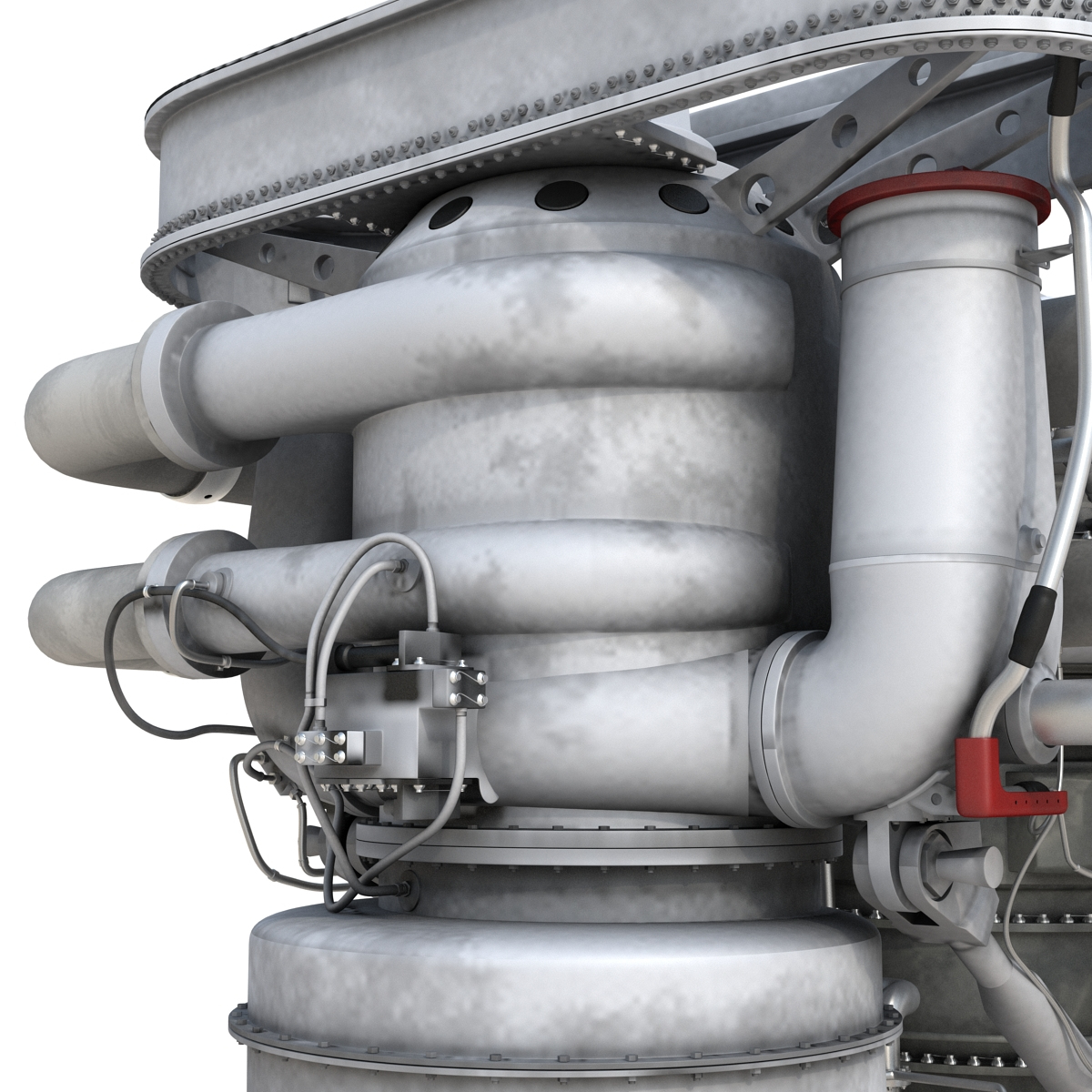 rocket engine 3d model