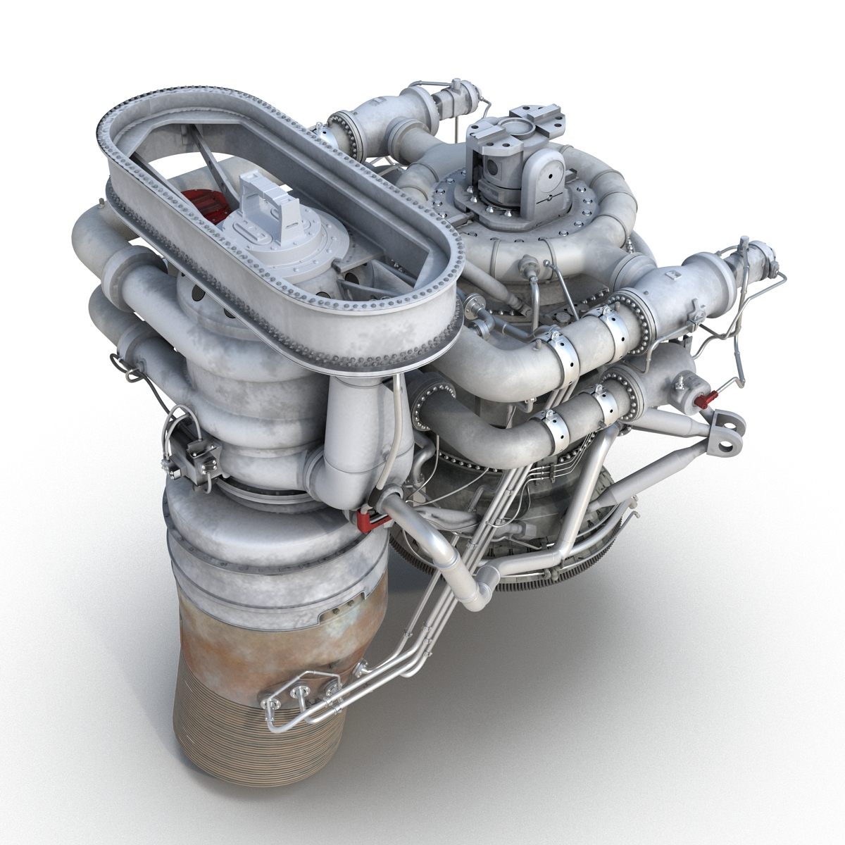 rocket engine 3d model