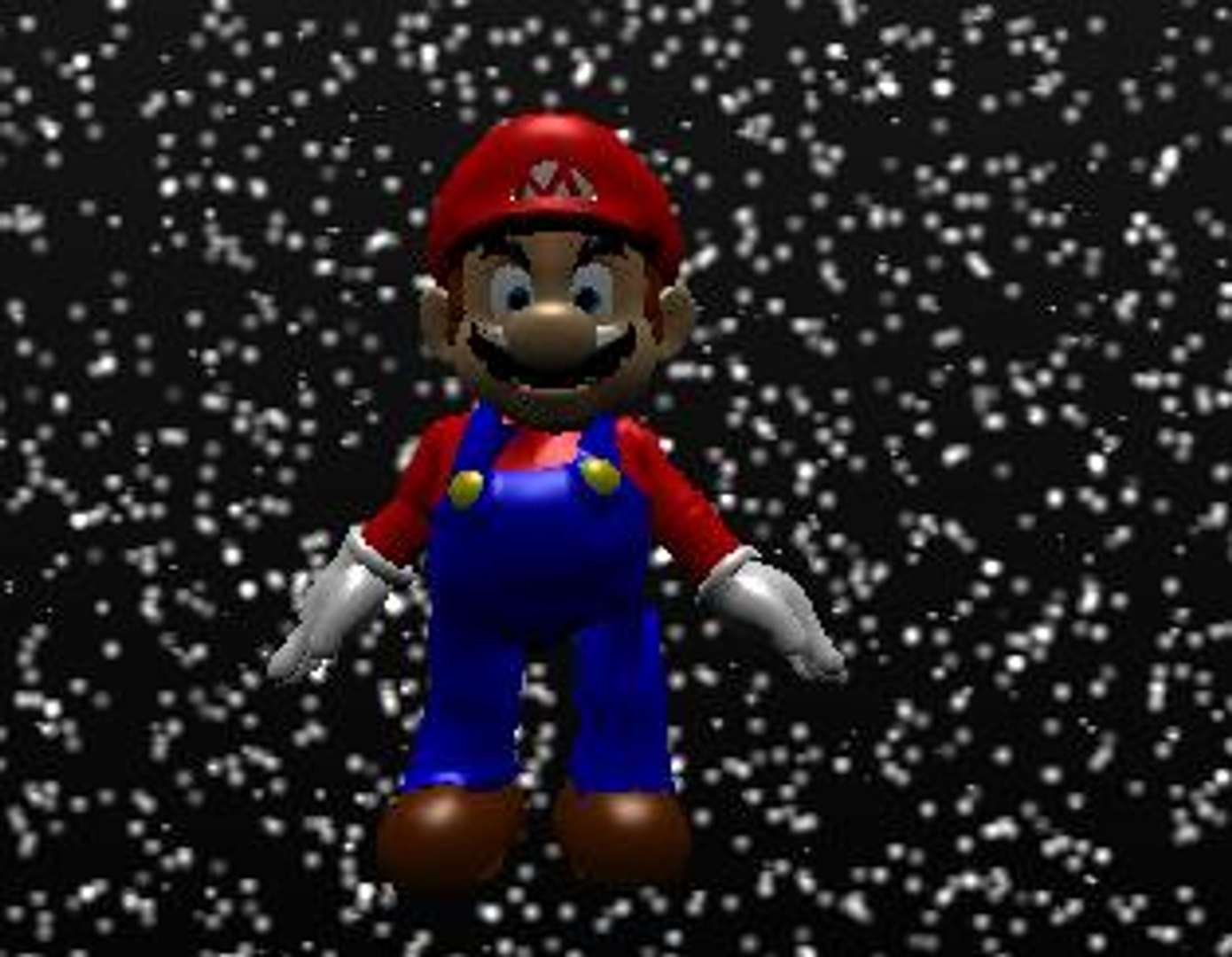 free mario super galaxy 3d model