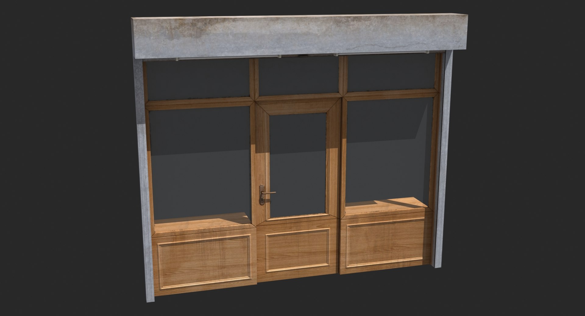 3d Model Shop Facade