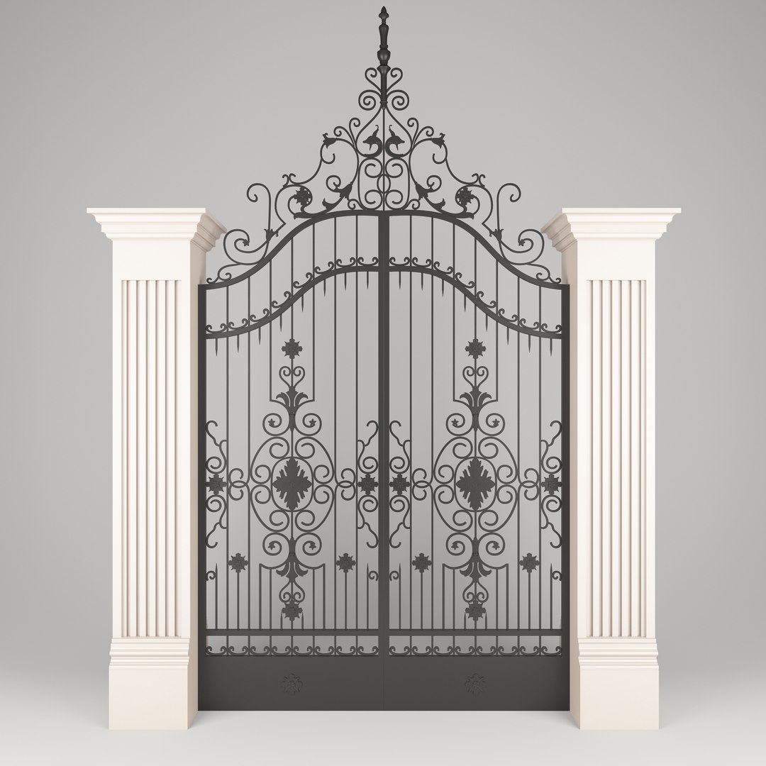 Classic Gate Door 3D Model - TurboSquid 1882259