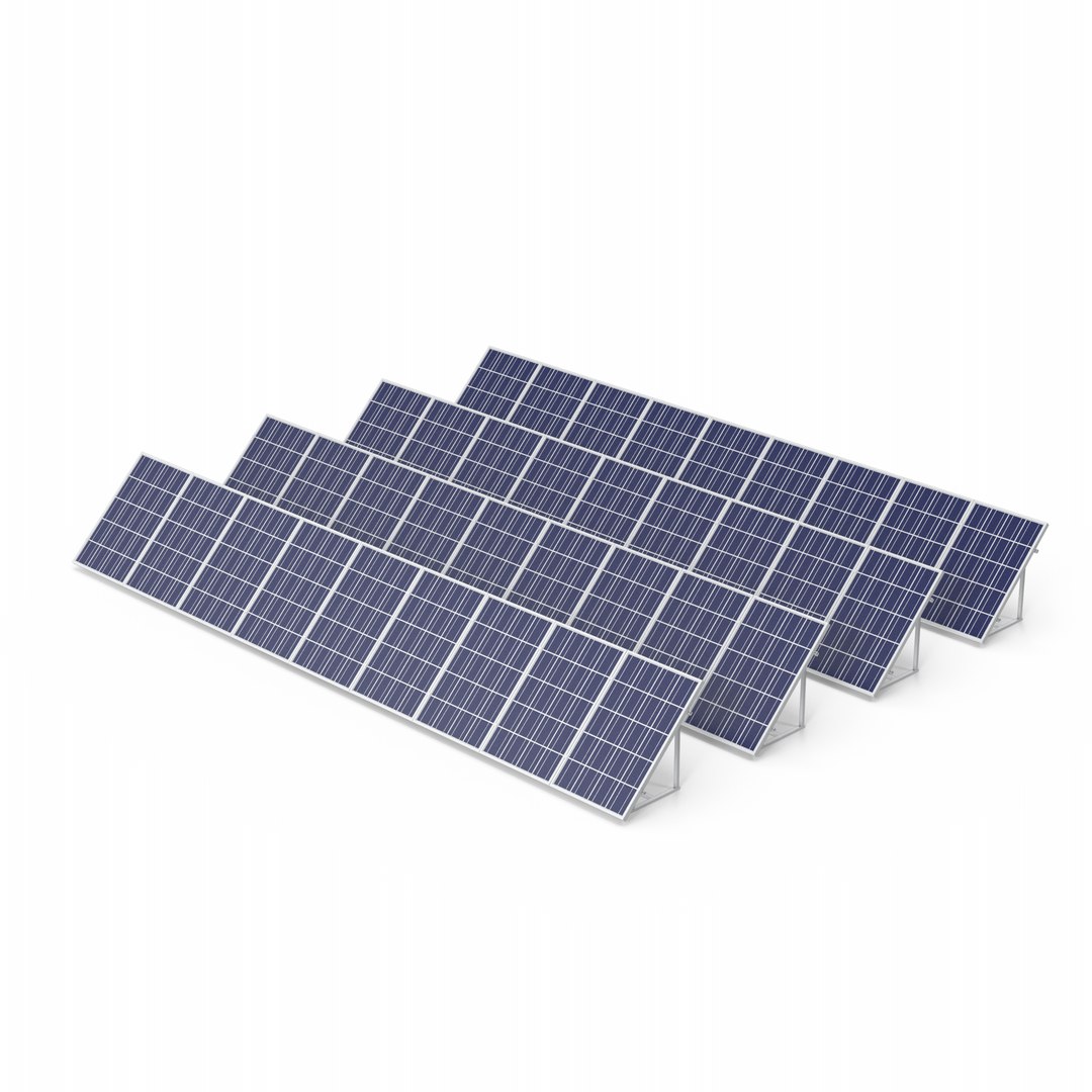 Solar Panels 3D Model - TurboSquid 2185020