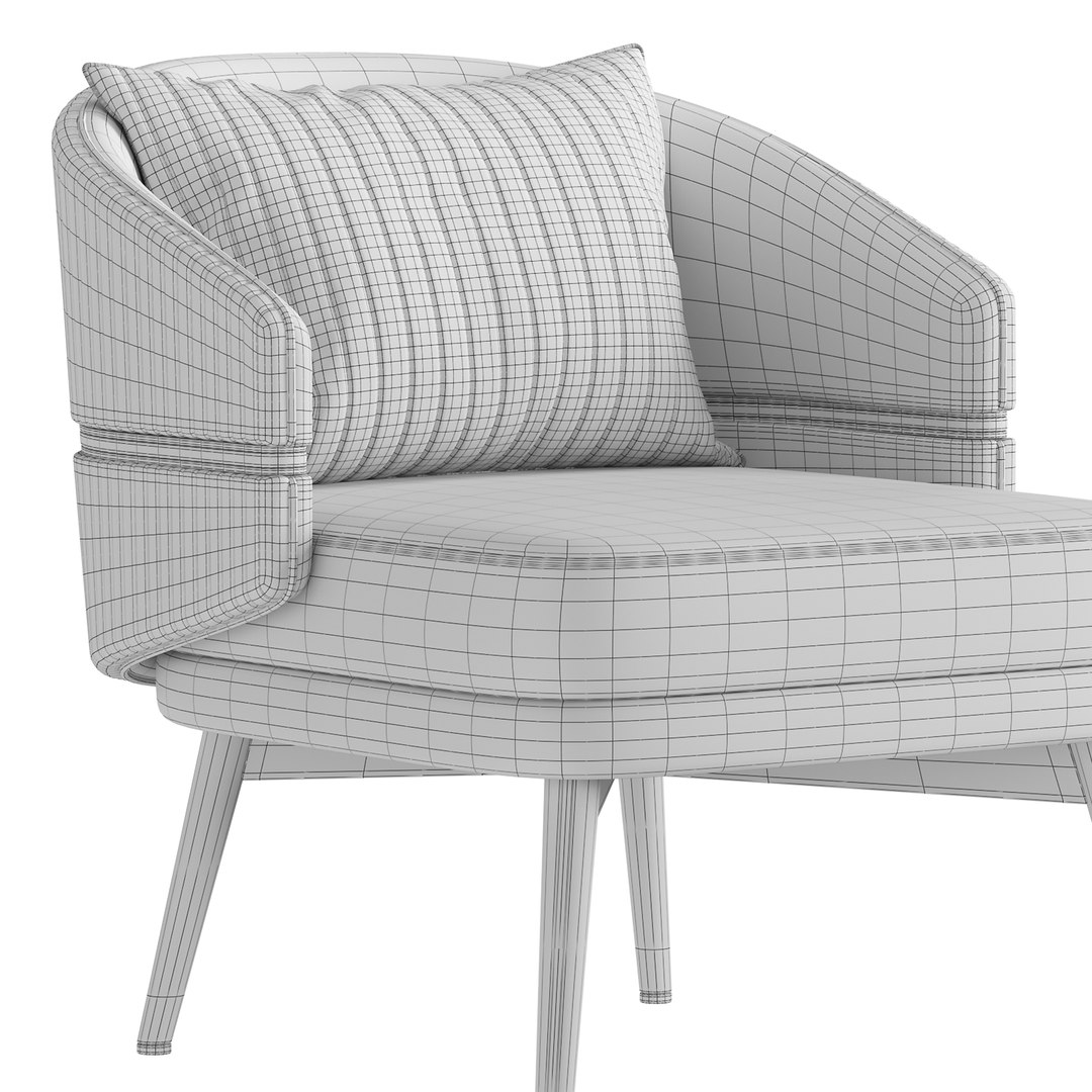 Billy Armchair Model - TurboSquid 2035227