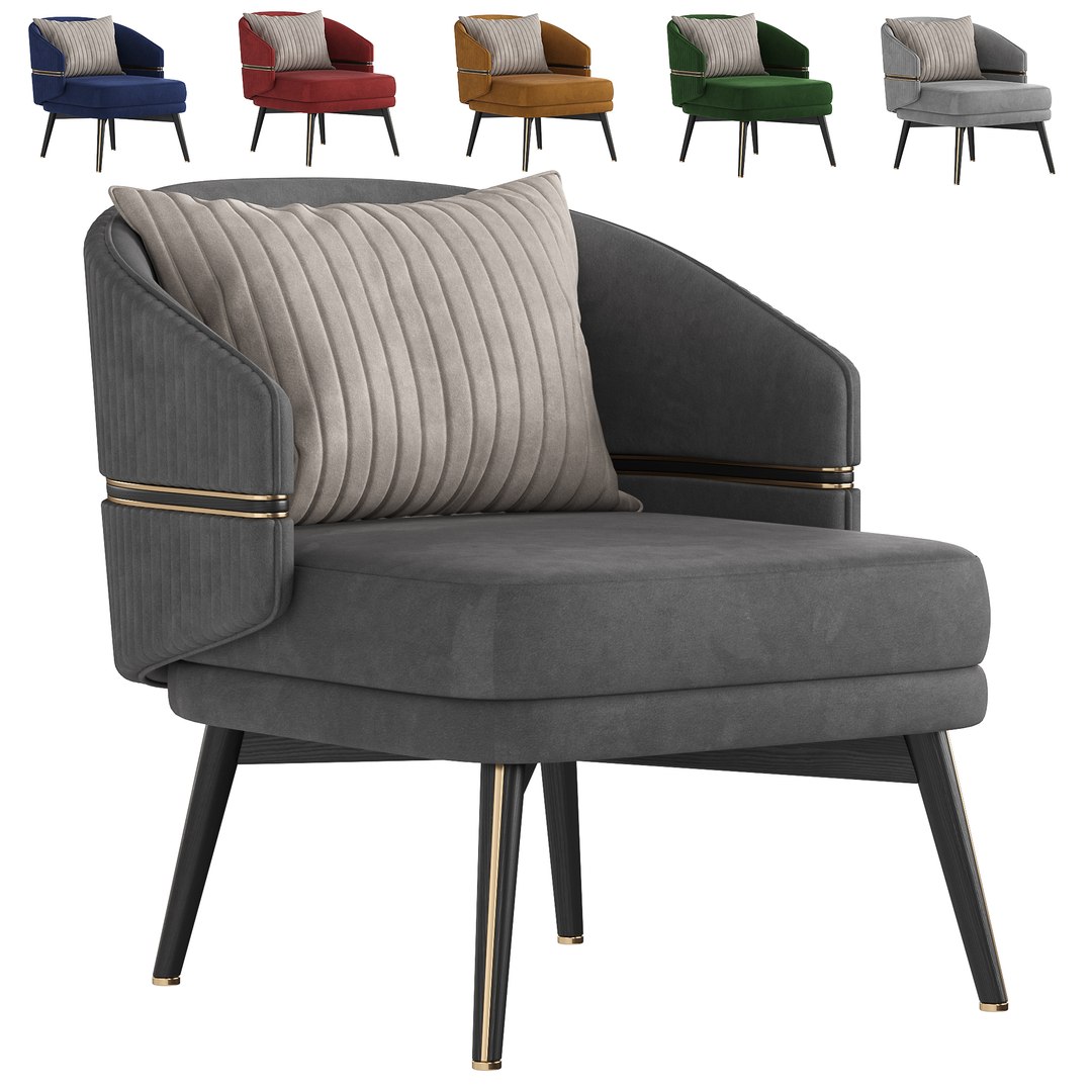 Billy Armchair Model - TurboSquid 2035227