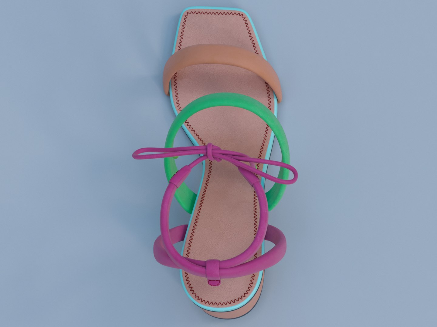Sandal 3D Model - TurboSquid 1860783