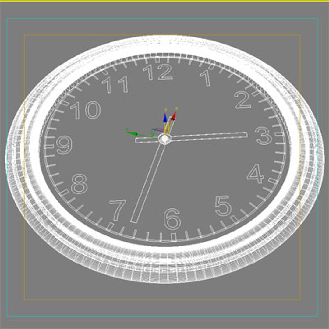 3d clock model