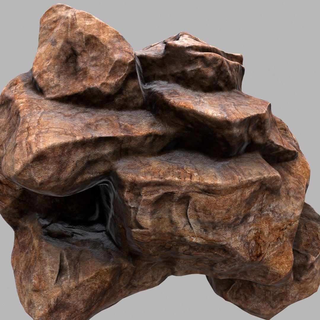 3d rock model