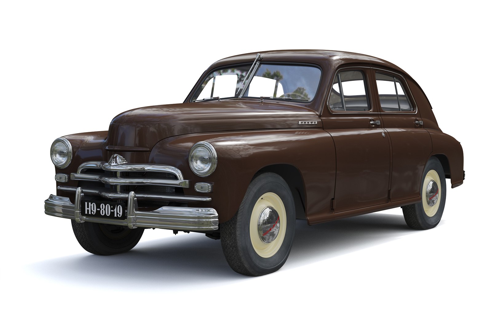 Pobeda 1955 3D Model - TurboSquid 1557327