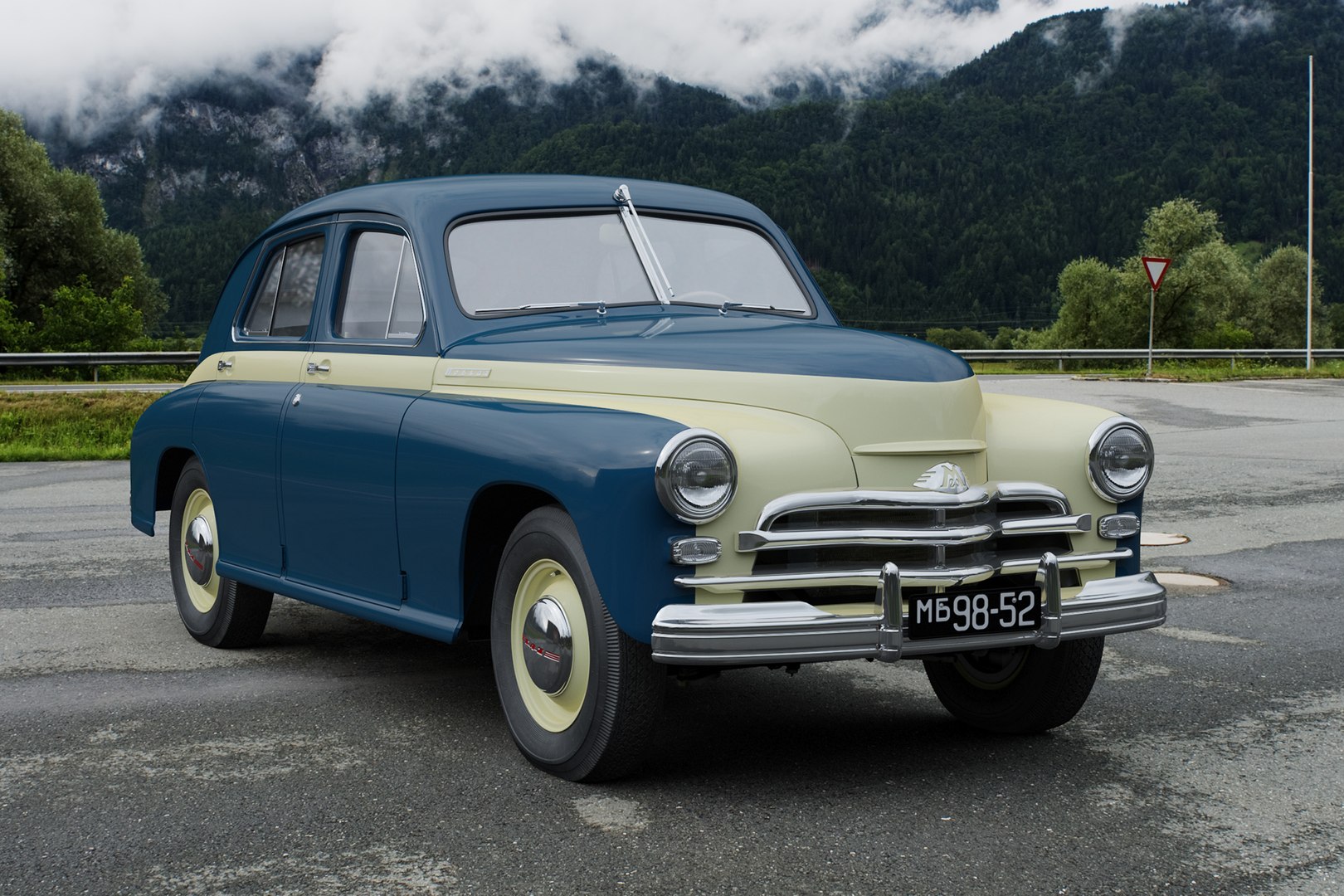 Pobeda 1955 3D Model - TurboSquid 1557327