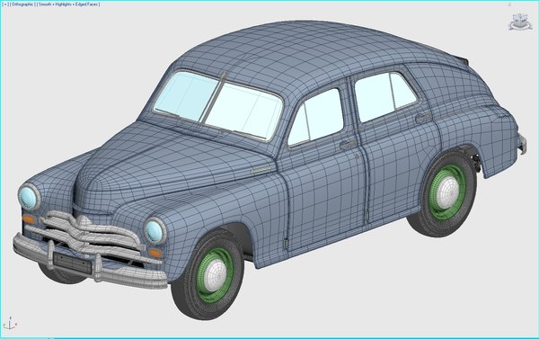 Pobeda 1955 3D model - TurboSquid 1557327
