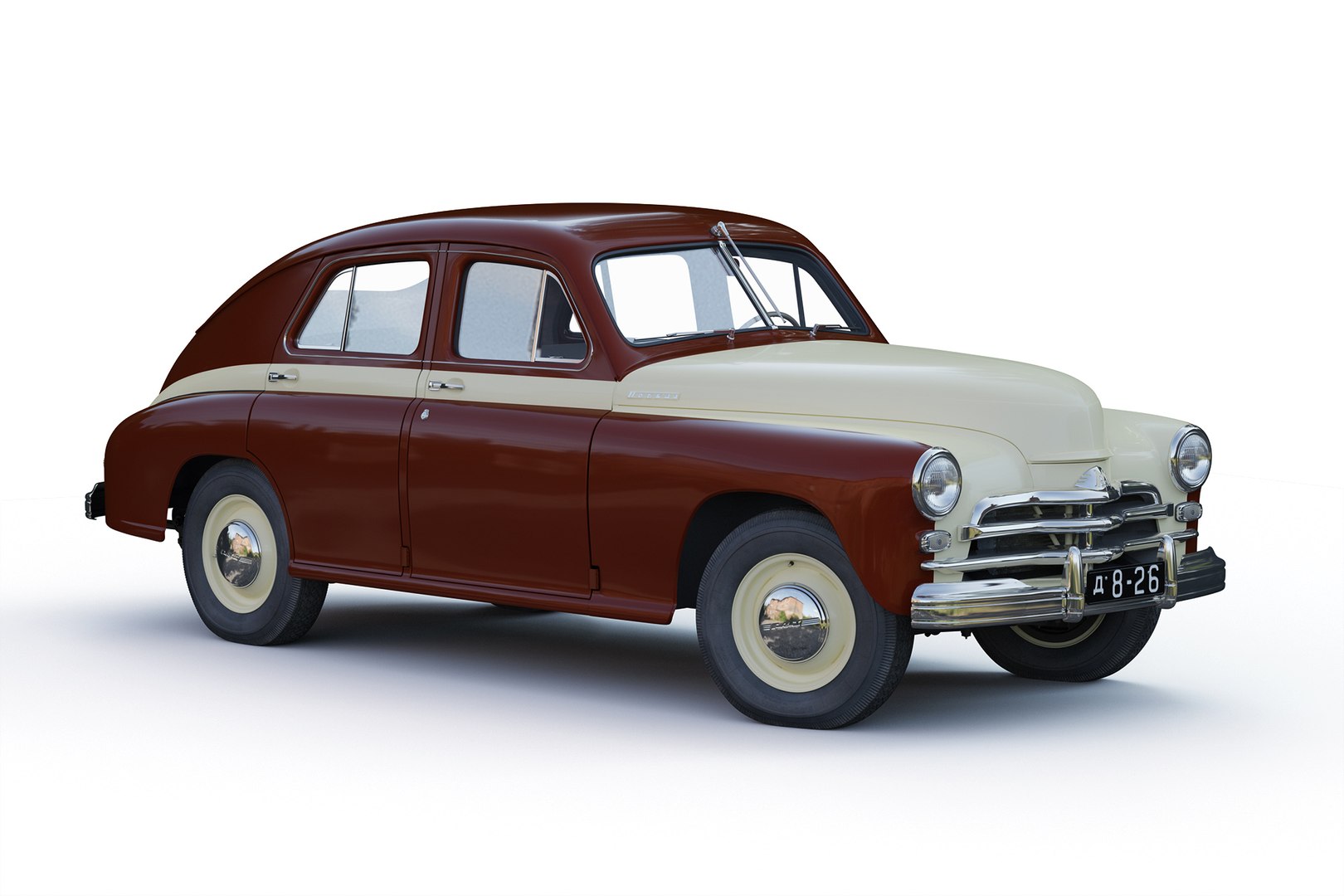 Pobeda 1955 3D Model - TurboSquid 1557327