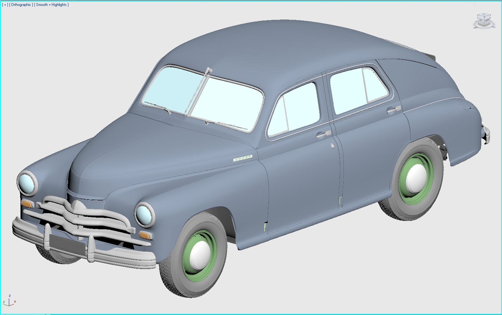 Pobeda 1955 3D model - TurboSquid 1557327