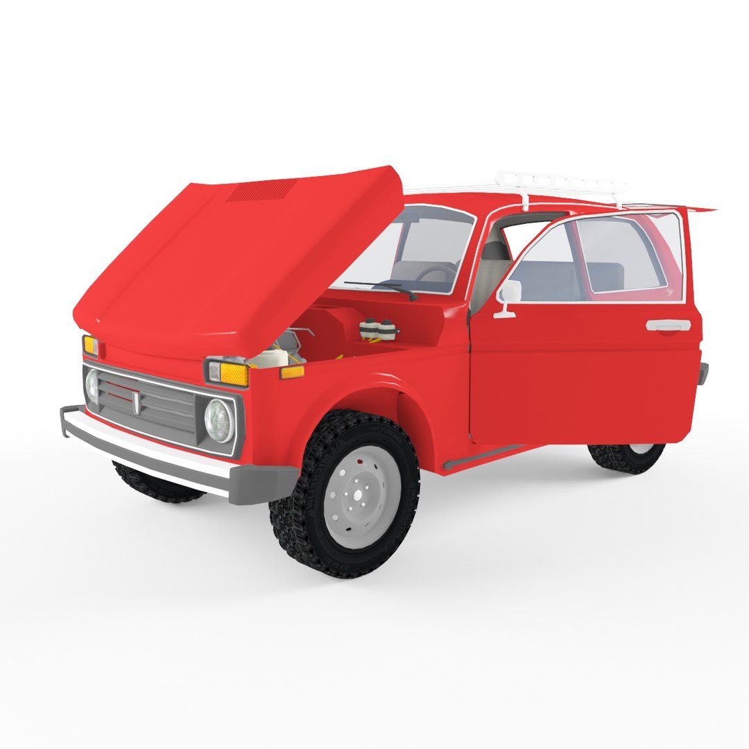 3d Russian Style Car 4x4